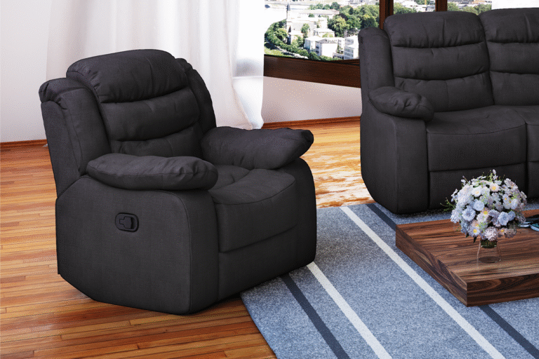 Pachet fotoliu Borgia cu recliner + 2 perne decorative - Mobila LEMS